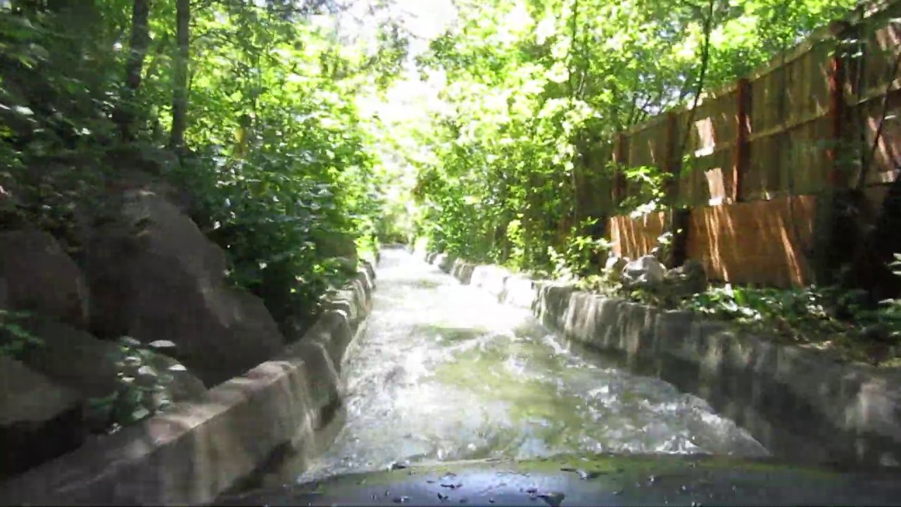 Silverwood Roaring Creek Log Flume POV - YouTube