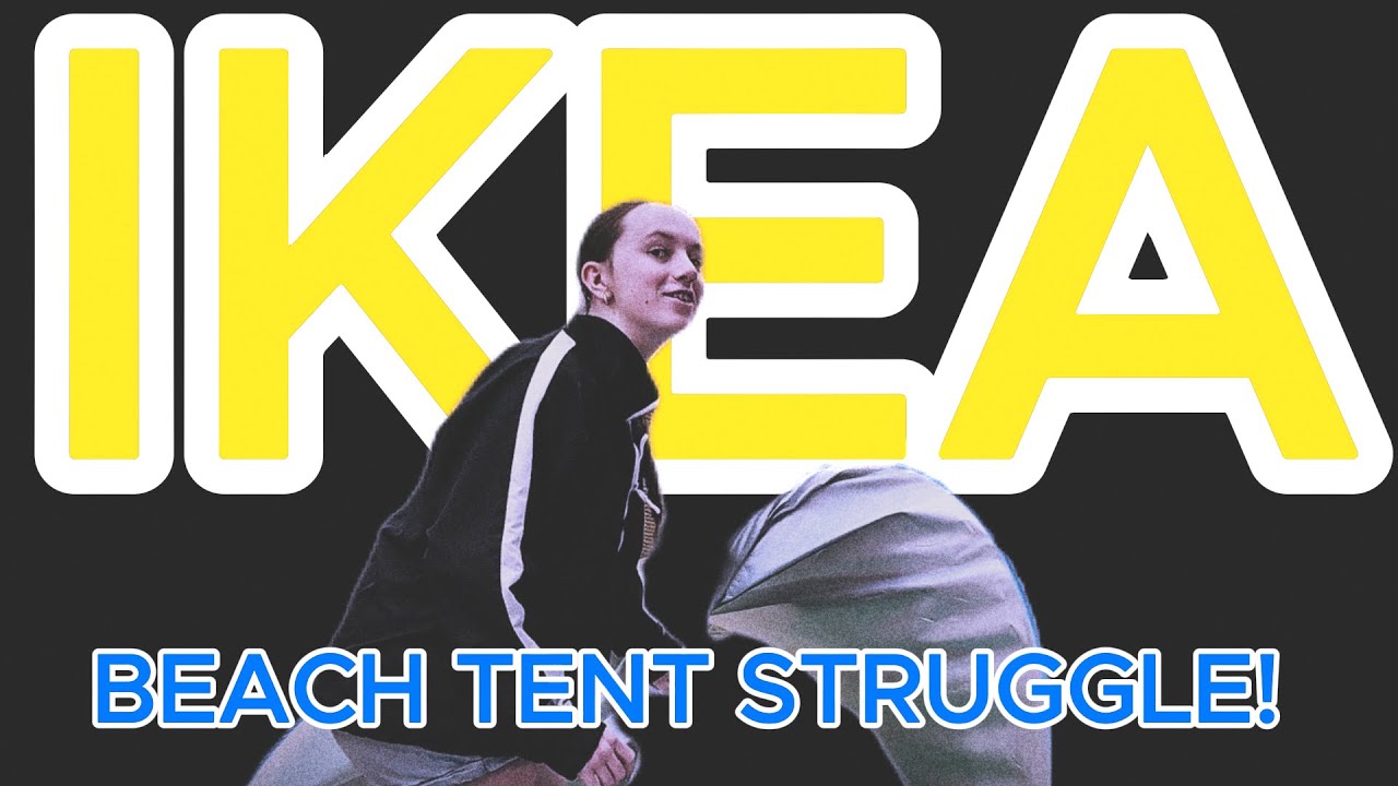 Folding the IKEA STRANDÖN beach tent is SO EASY! - YouTube