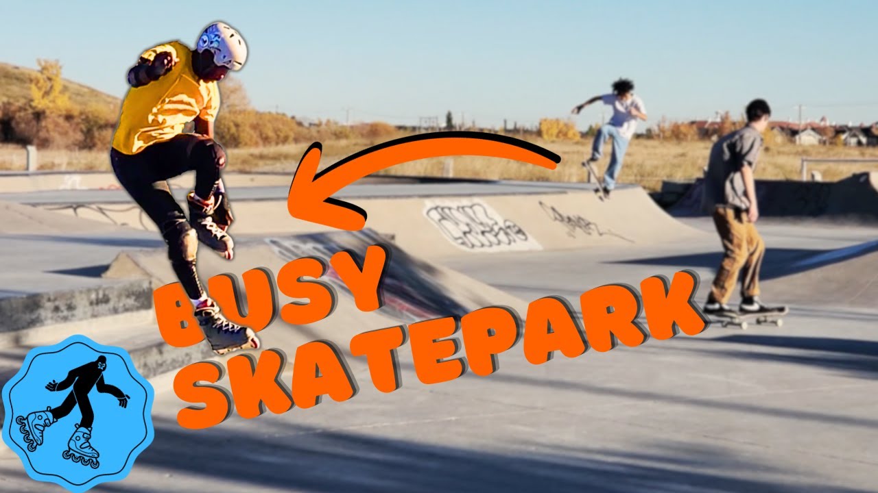 E007 - Blading In A Small and Busy Skatepark with a Surprise Ending ...