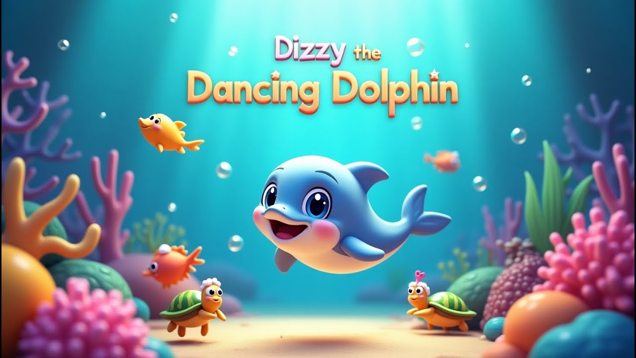 🐬 Dizzy the Dancing Dolphin | Ocean Dance Song for Kids | Fun Nursery Rhyme & 3D Animation - YouTube
