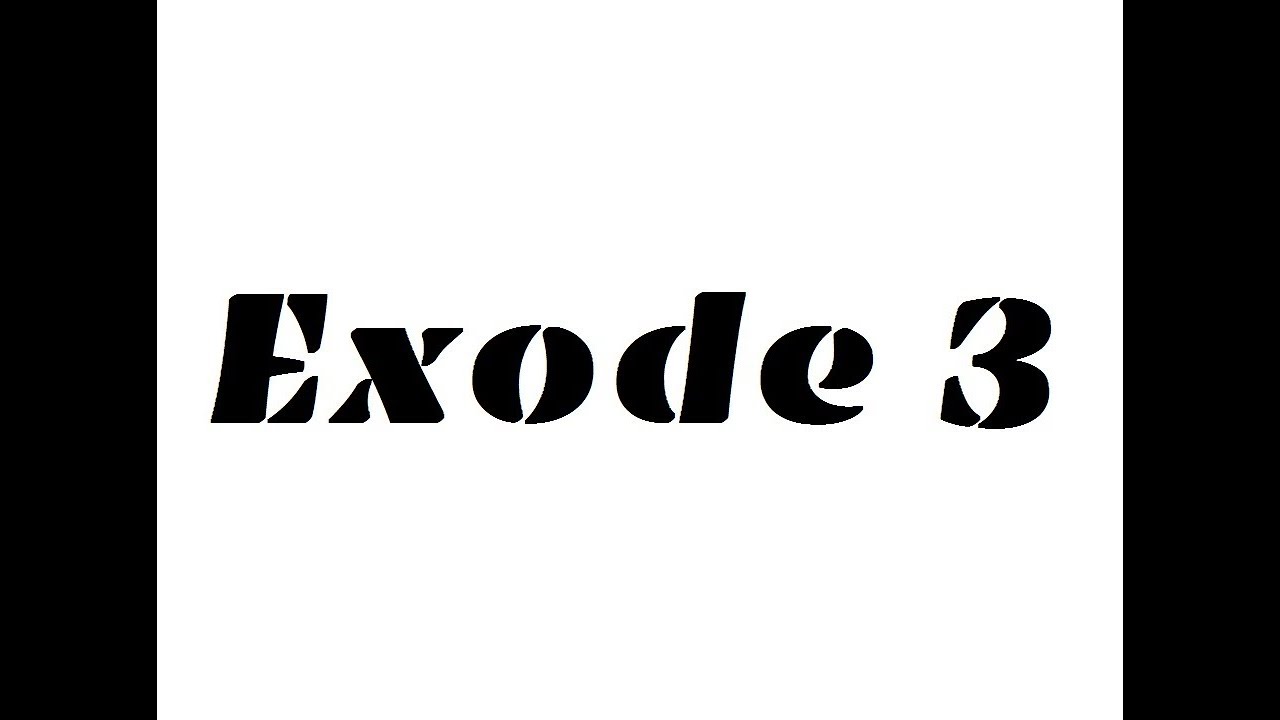 Exode 3 - Vocation de Moïse (Suite) - YouTube