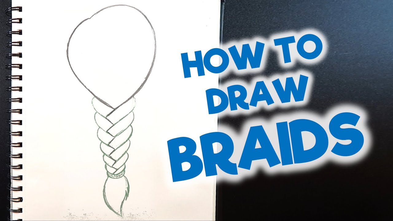 How to Draw Braids | Cadillac Cartoonz - YouTube