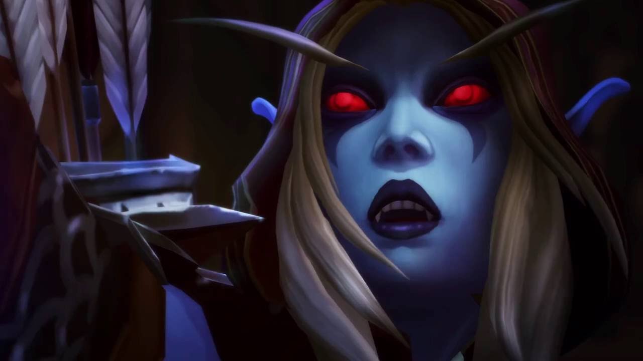 WoW: Legion - Genn Greymane vs Sylvanas // Stormheim Cutscene - YouTube