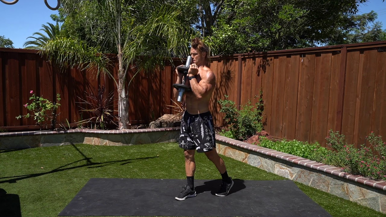 Split Stance Goblet Good Morning - YouTube