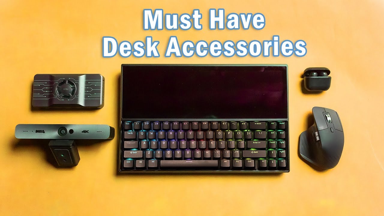 Must Haves Desk Setup Gadgets That Worth Buying - YouTube