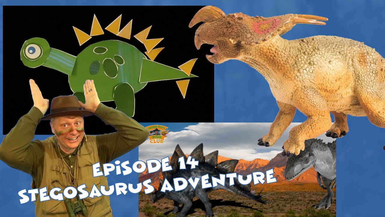 Dino club for kids, Stegosaurus Adventure, Dinosaur kids fun, Count ...