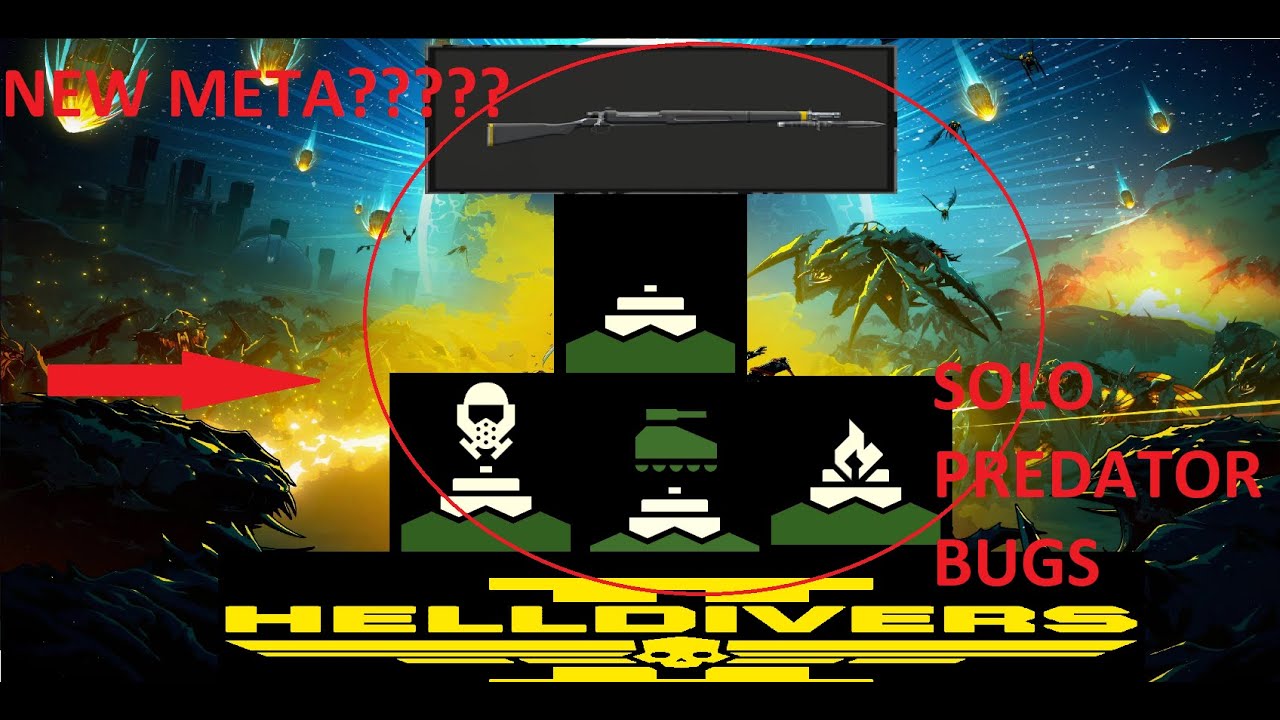 HELLDIVERS 2 D10 Predator Bugs Solo Constitution & Mines Only - YouTube