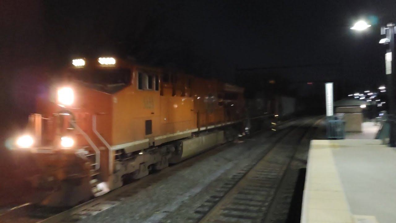 CSX B714 with Canadian National EJ&E heritage unit leading and no horn ...
