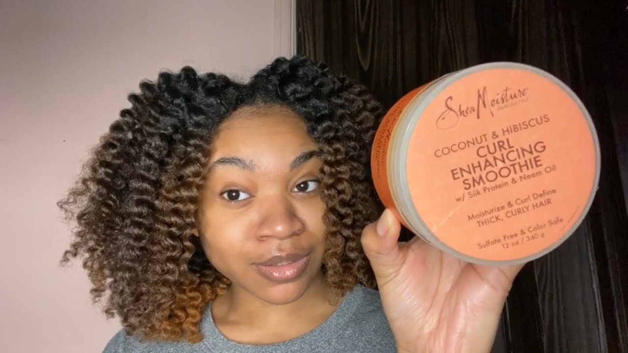 TWIST OUT USING SHEA MOISTURE CURL ENHANCING SMOOTHIE - YouTube