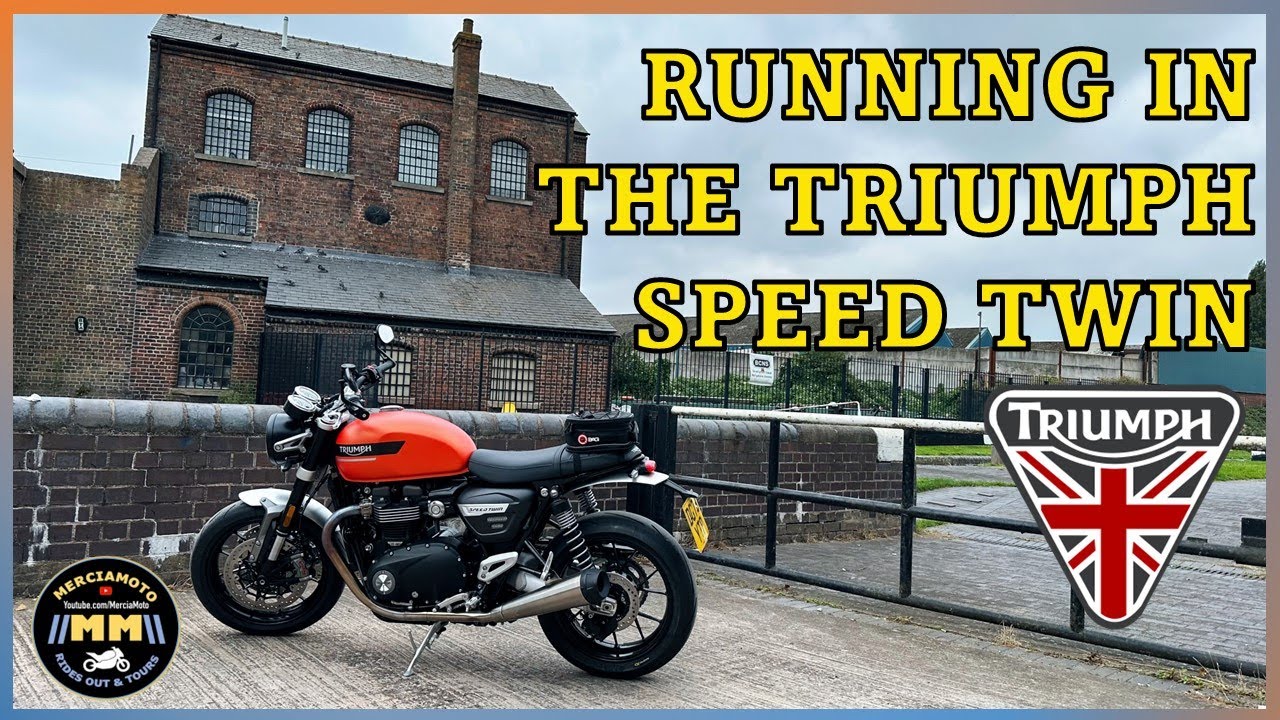 Triumph Speed Twin 1200 - Running In Riding The Rabbit Run - YouTube