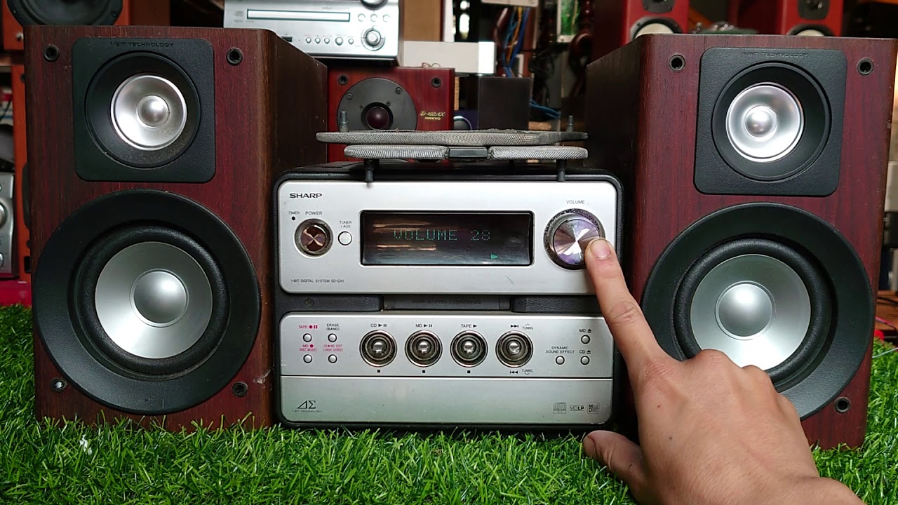 Dàn mini nghe nhạc nội địa Nhật Sharp GX1 - LH 0368532525 - YouTube