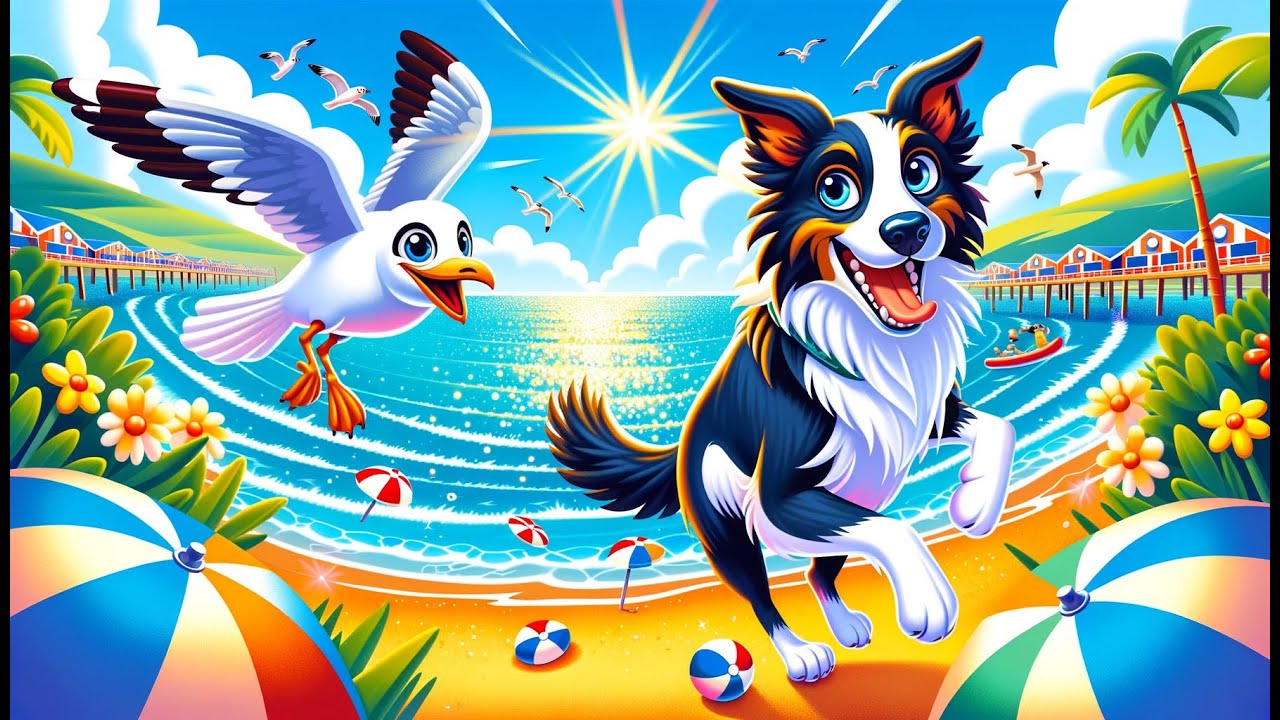 Why Border Collies chase Seagulls?! - YouTube