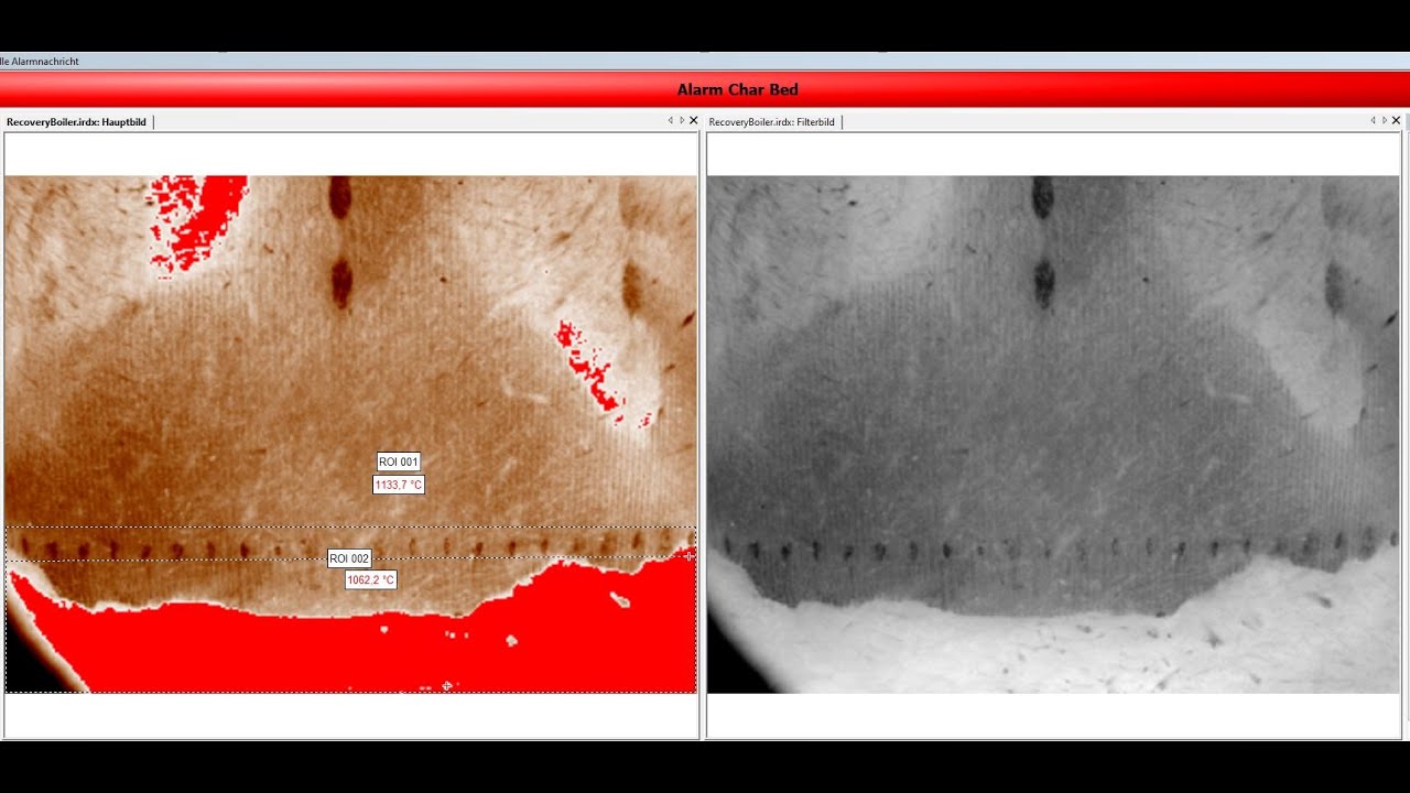 CMV Systems Infrared Camera Black Liqueur Recovery Boiler in the Paper ...