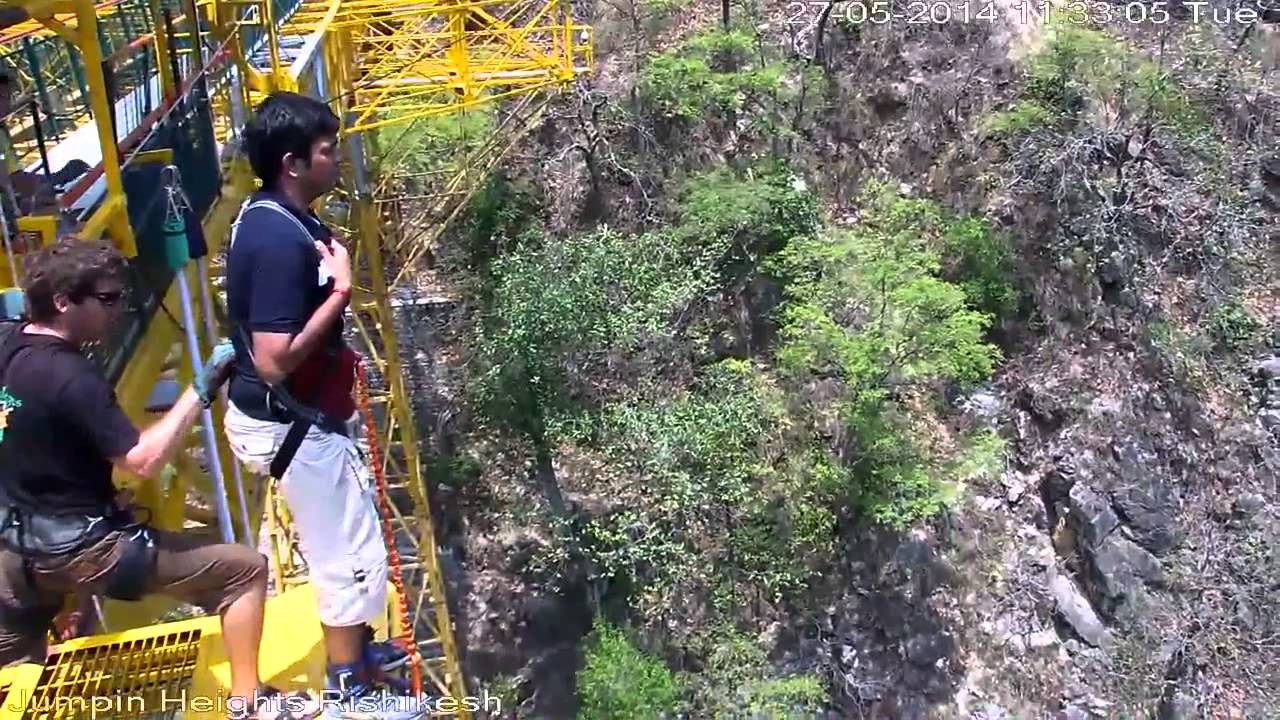 Bungee Jumping at Jumpin Heights, Rishikesh - YouTube