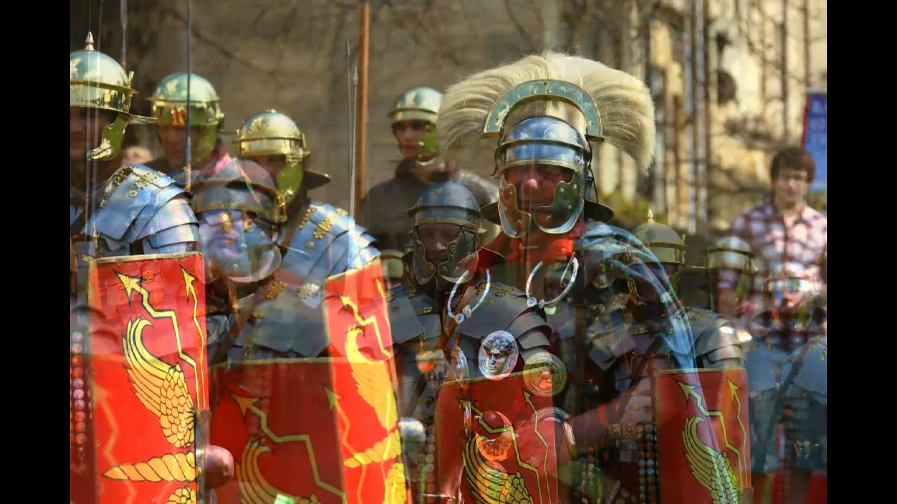 Romanorum miles militis in Aquae Sulis - YouTube