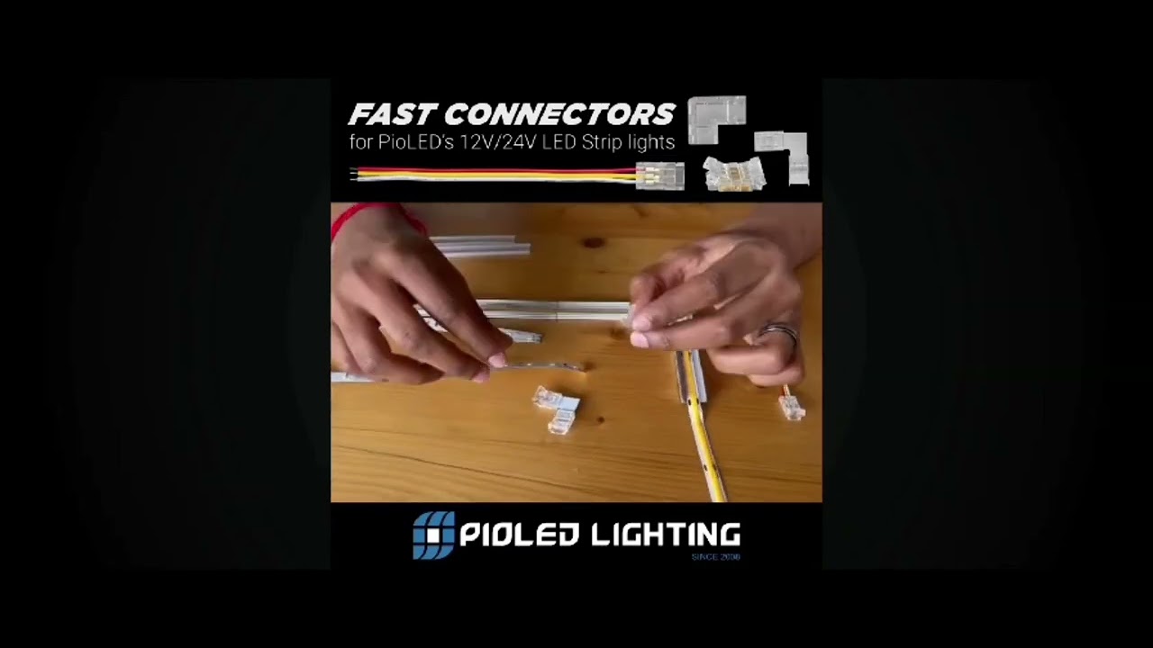PioLED Solderless LED Strip Light Fast Connectors 12V & 24V - Wynberg ...