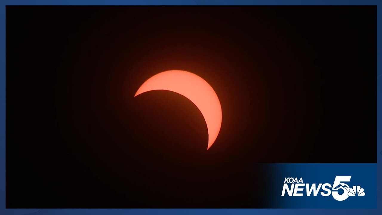 2024 solar eclipse in Colorado Springs - YouTube