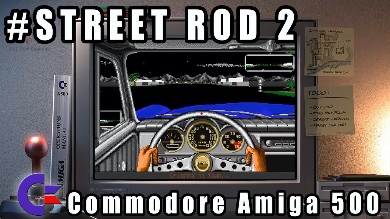 Street Rod 2 - Commodore Amiga 500 Gameplay Demo - YouTube
