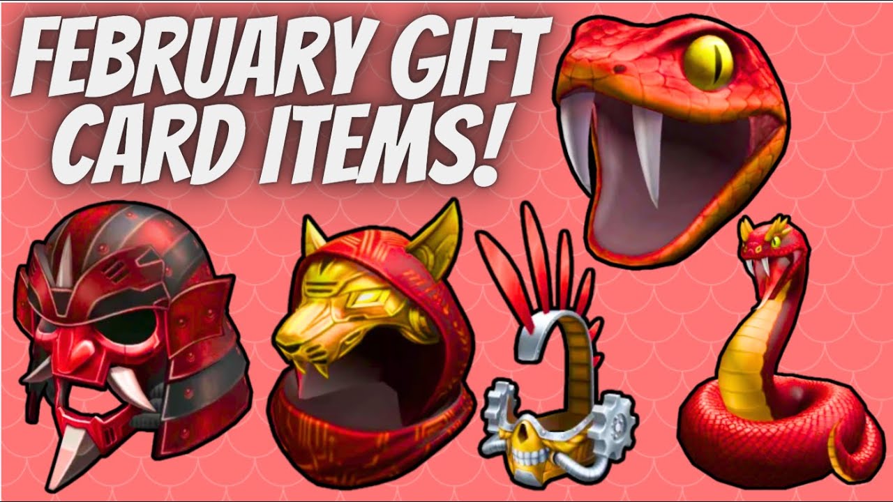 Roblox February 2025 Gift Card Items! - YouTube