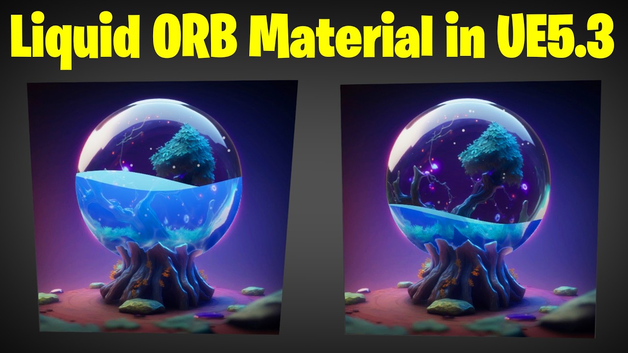 Creating Liquid ORB Materials in UE5.3! - YouTube