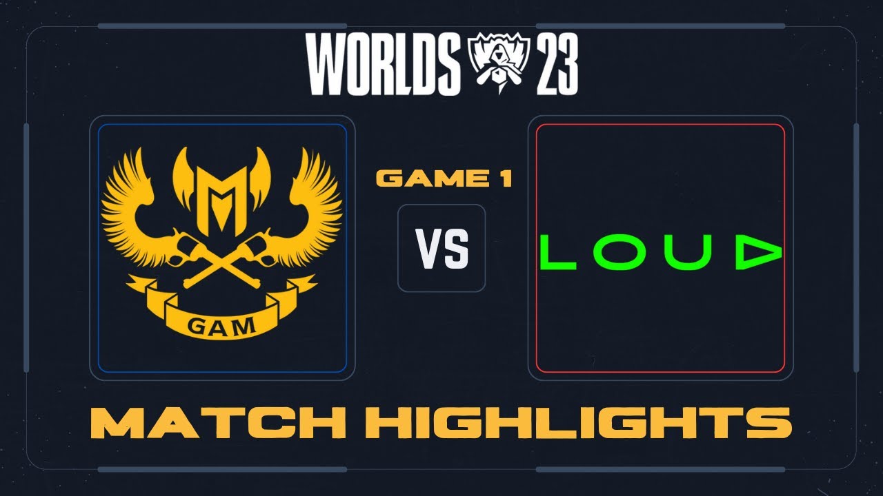 GAM vs LLL Highlights | Game 1 | Play in World LOL 2023 | League of ...