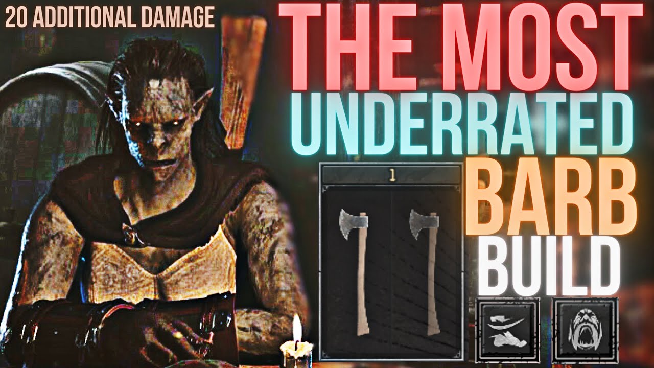 The Most Underrated Barbarian Build | +20 Damage | Dark and Darker ...
