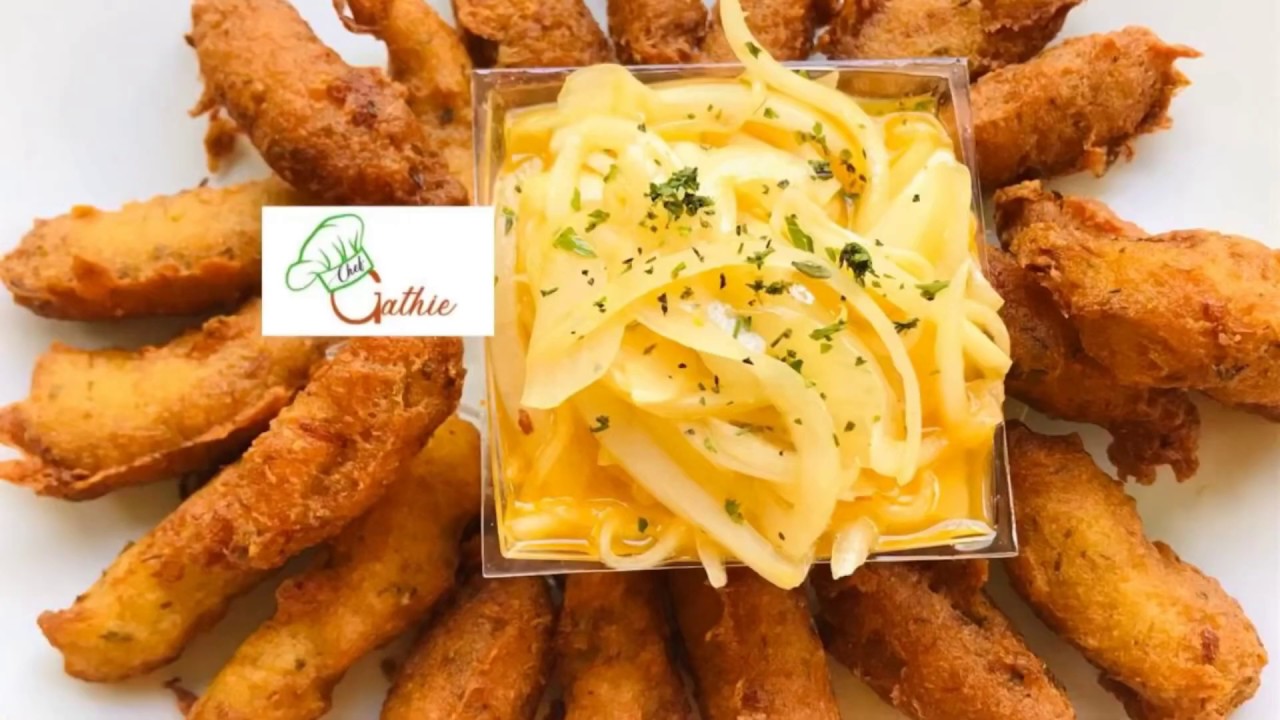 Acra de mourue #haitian appetizer - YouTube