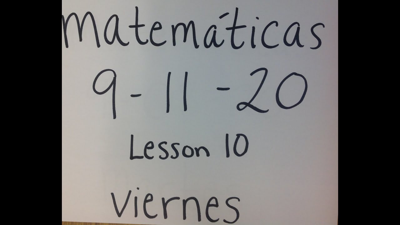 Unit 1 Lesson 10 Problem Set - YouTube