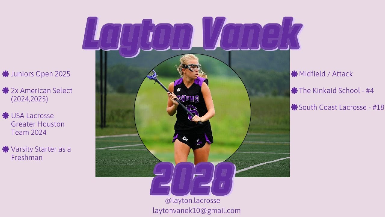 Layton Vanek - Fall 2024 / Summer 2025 Highlights - YouTube