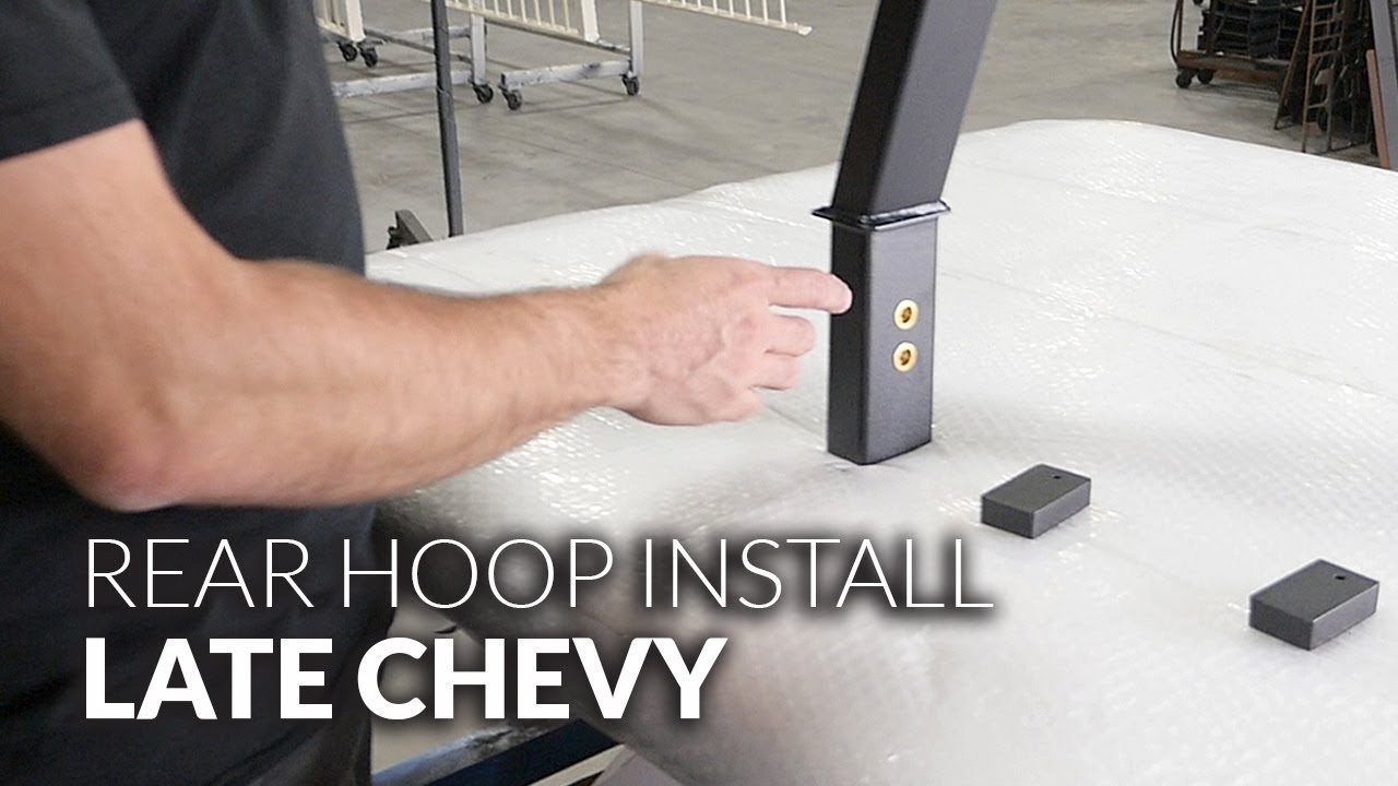 Rear Hoop Installation on Late Chevys with Spacer Blocks - YouTube