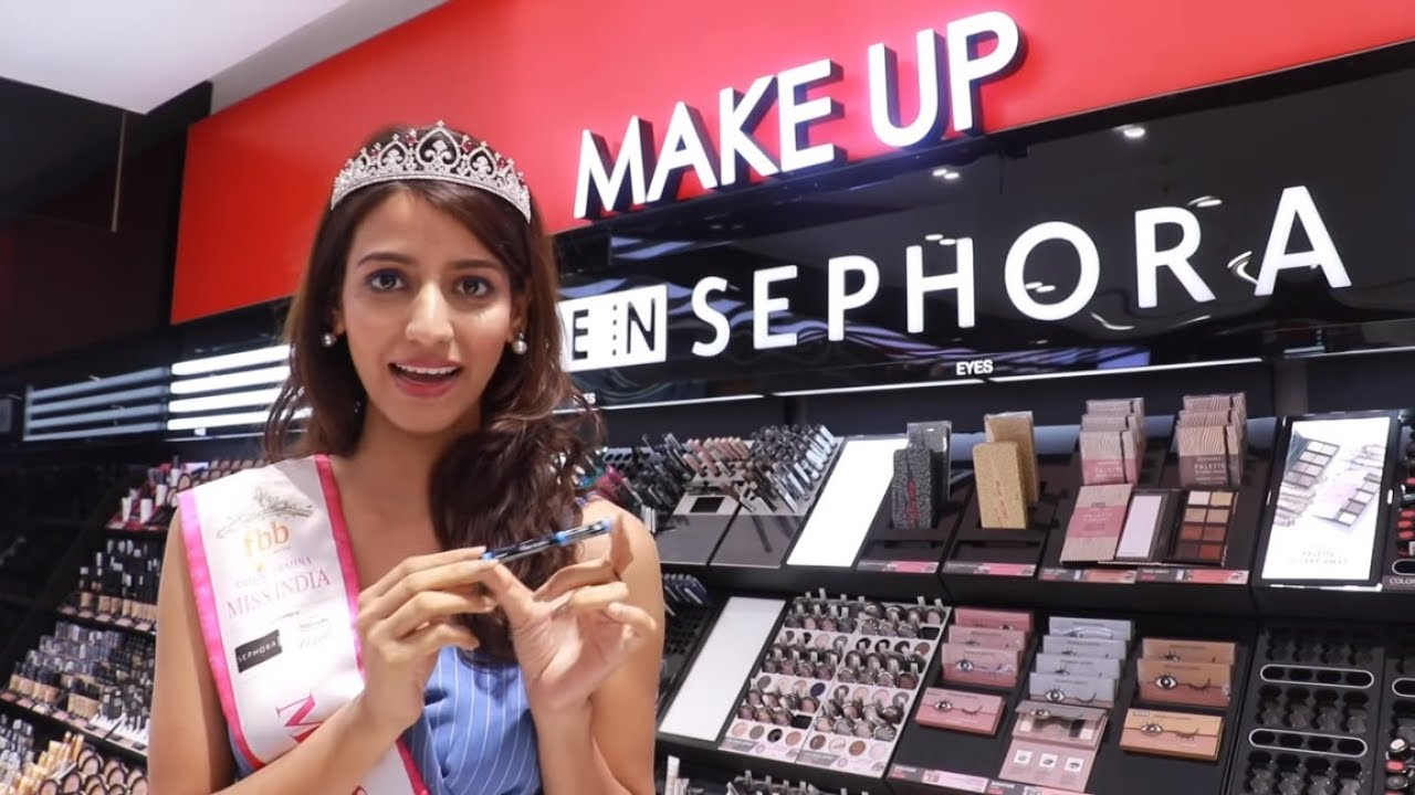 Miss India 2019 state winners visit Sephora store at Goregaon - YouTube