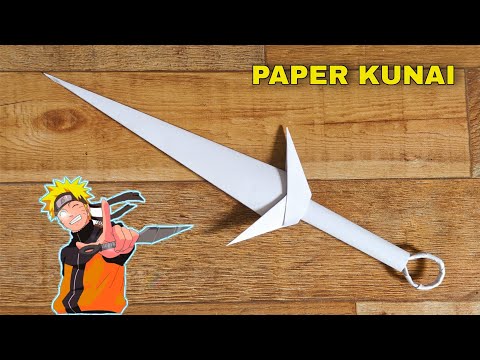 How to Make a Paper Kunai | Easy Ninja Weapon Craft