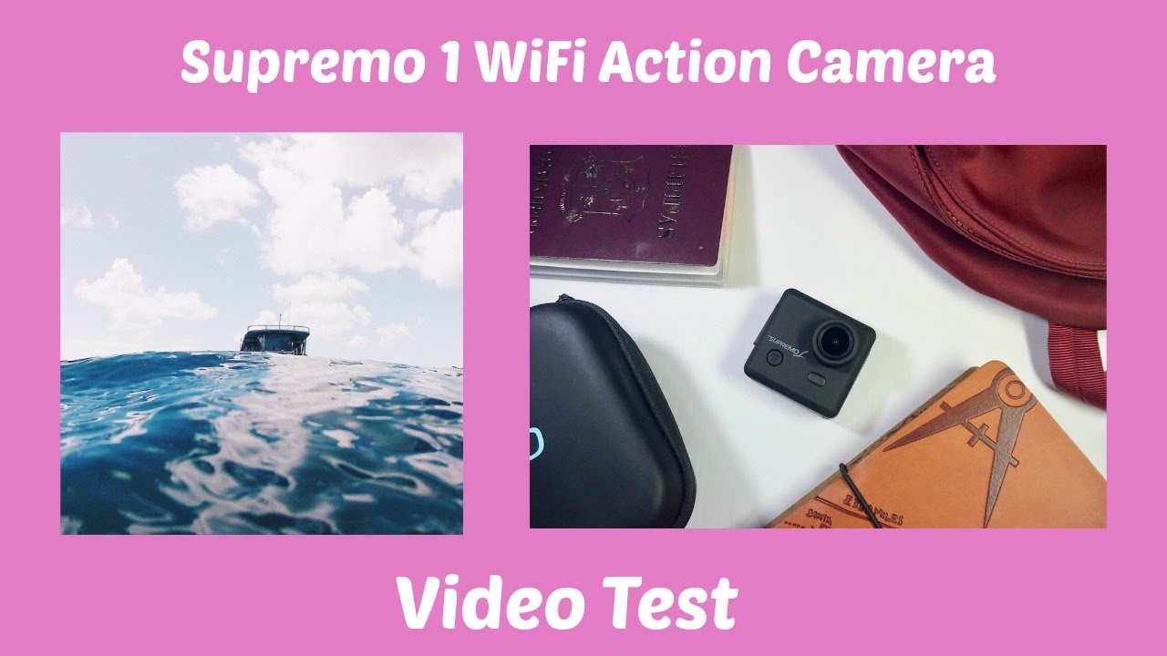 Supremo 1 WiFi Action Camera Video Test at Great Barrier Reef Cairns ...