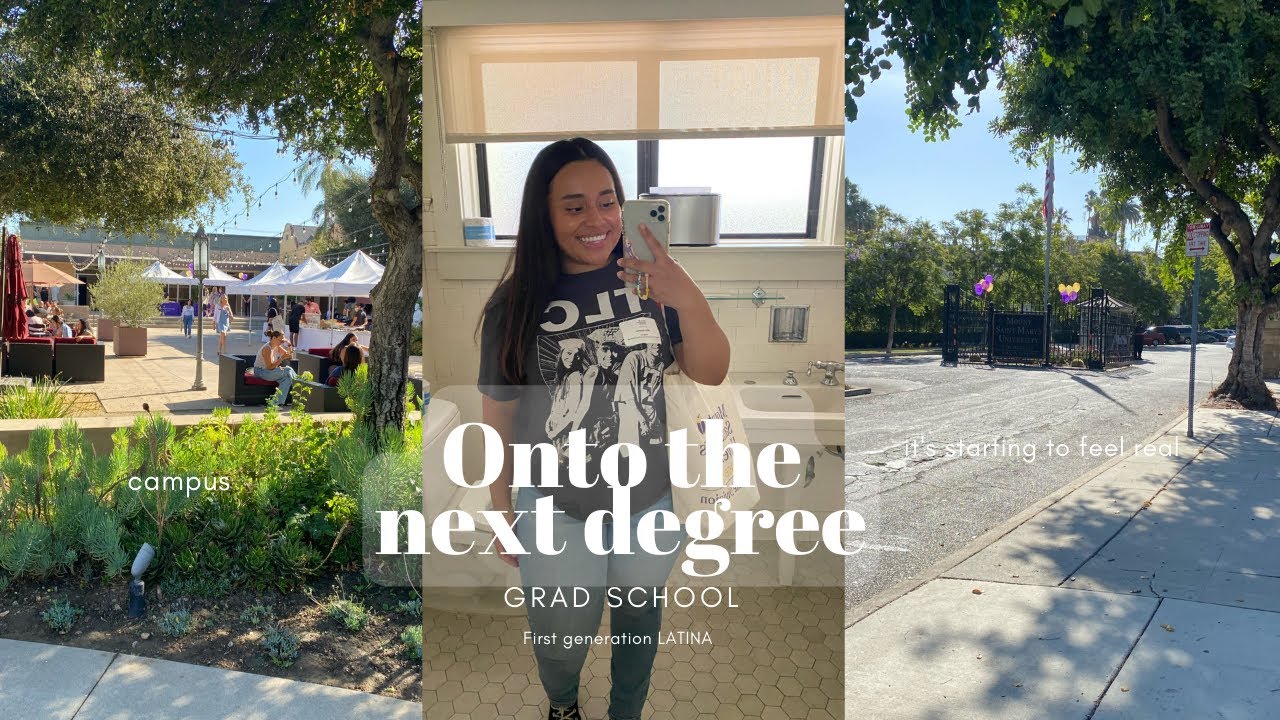 A day in my life|| grad school orientation - YouTube