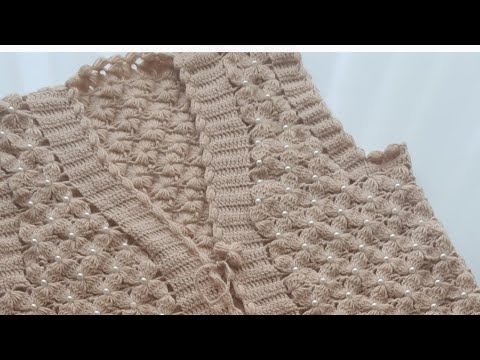 ÇOK BEGENİLEN İNCİLİ YELEK MODELİ 2.BÖLÜM KOLTUK VE YAKA KESİMİ 