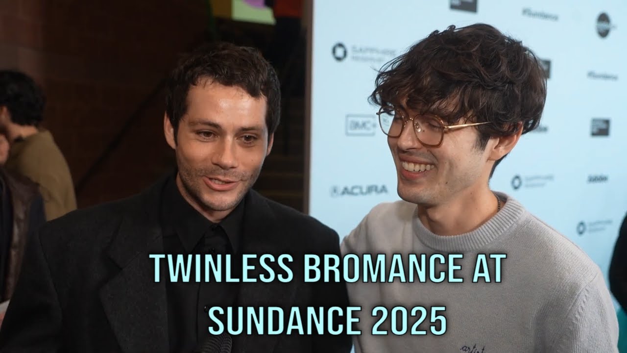 Dylan O'Brien & James Sweeney talk Bromance in Twinless film at Sundance 2025 - YouTube