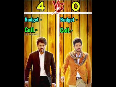 Vijay Thalapathi v/s Allu Arjun top 10 highest grocery movie#Vijay Thalapathi#Allu Arjun#viral ...