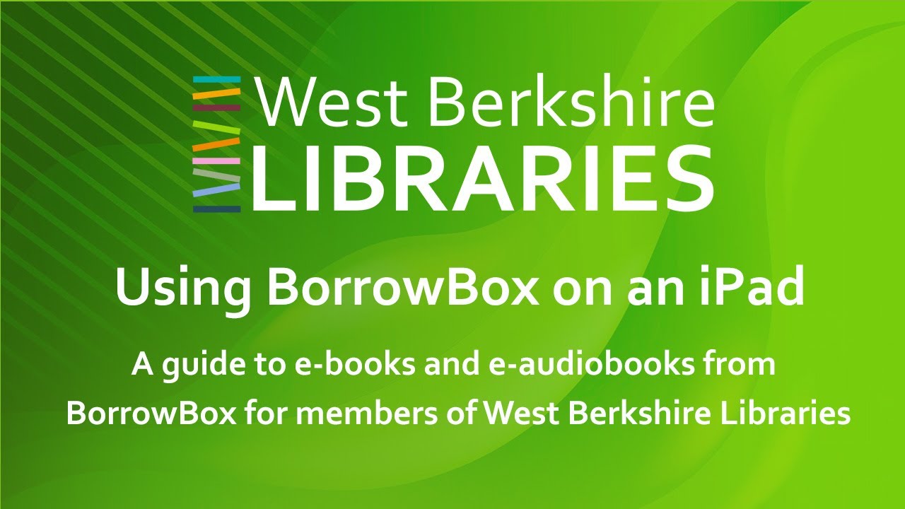 Using BorrowBox on an iPad - YouTube
