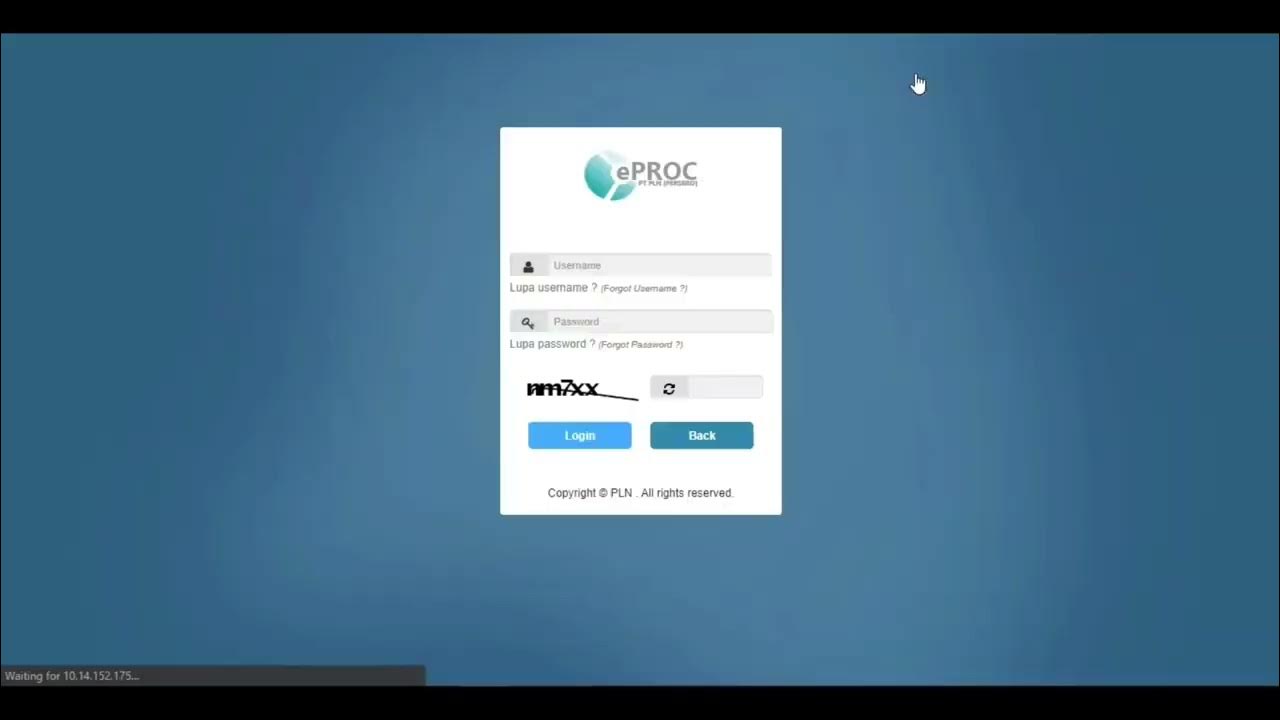 Tutorial EPROC E-DPT PLN - YouTube