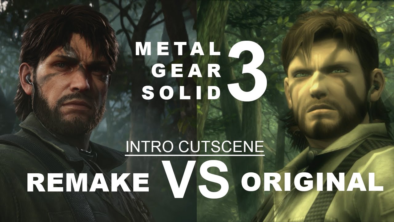 Metal Gear Solid Delta VS Original - Intro Cutscene Direct Comparison ...