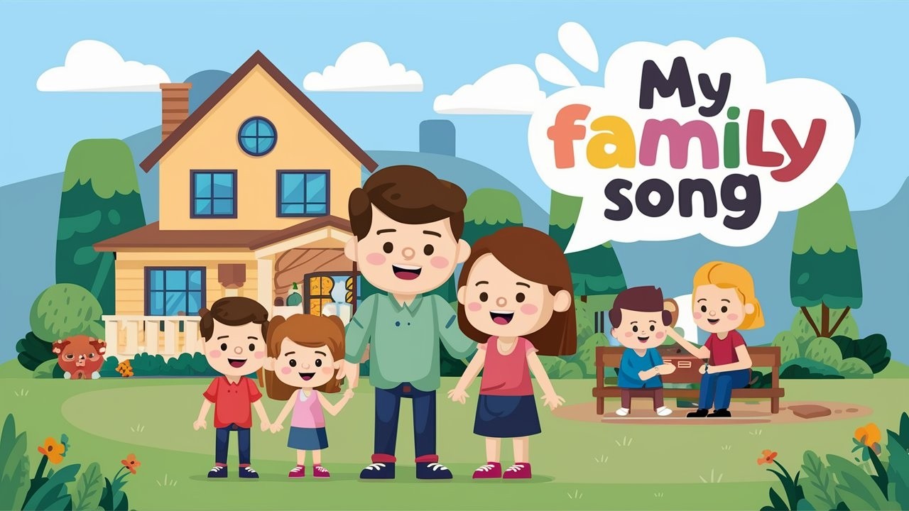 My Family Song | My Family, My Everything | Heartwarming Kids Song ...