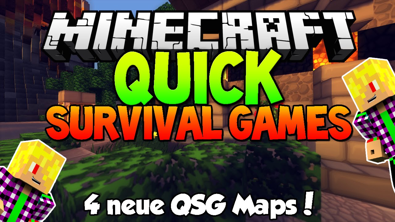 4 neue QSG MAPS! - Minecraft QUICK SURVIVAL GAMES | Jamatey - YouTube
