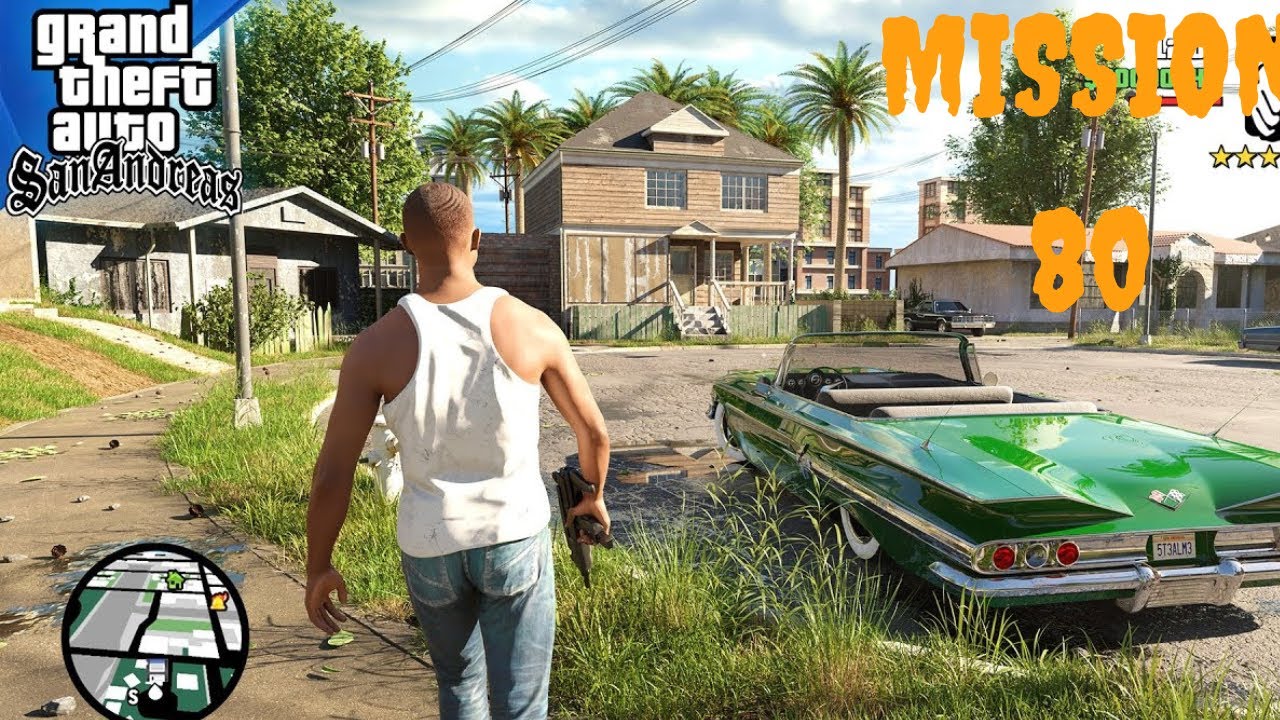 GTA San Andreas Definitive Edition - Mission #80 - Crash the Plan in ...