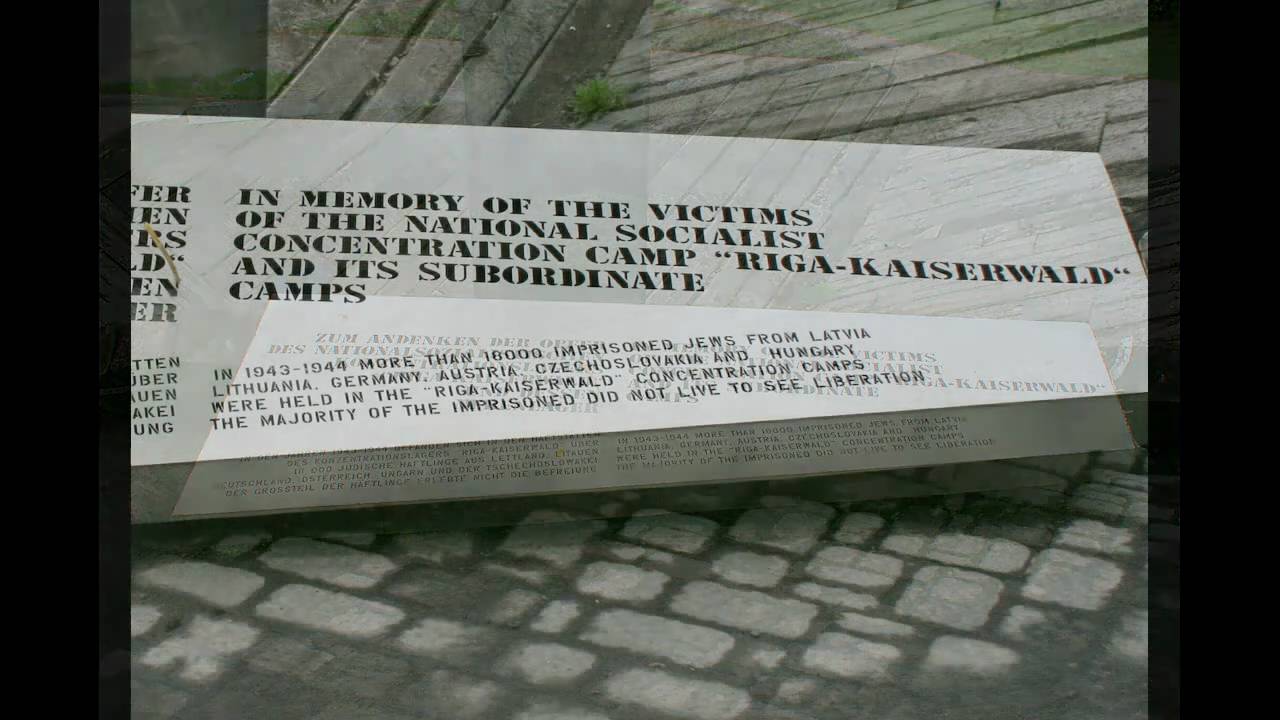 Monuments to the Victims of Kaiserwald and those who Sheltered Jews.wmv ...