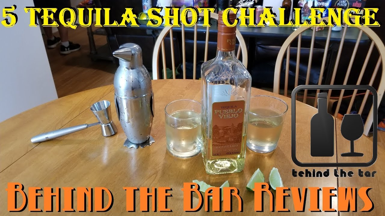 We try the 5 in 30 Tequila Challenge - Behind the Bar Reviews - YouTube