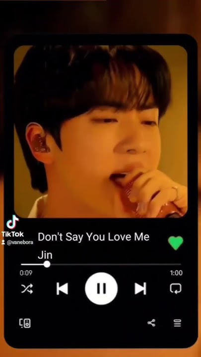 #방탄소년단 #오늘의석진 #진 #Jin #jin_echo #jin_happy #dont_say_you_love_me @BTS - YouTube