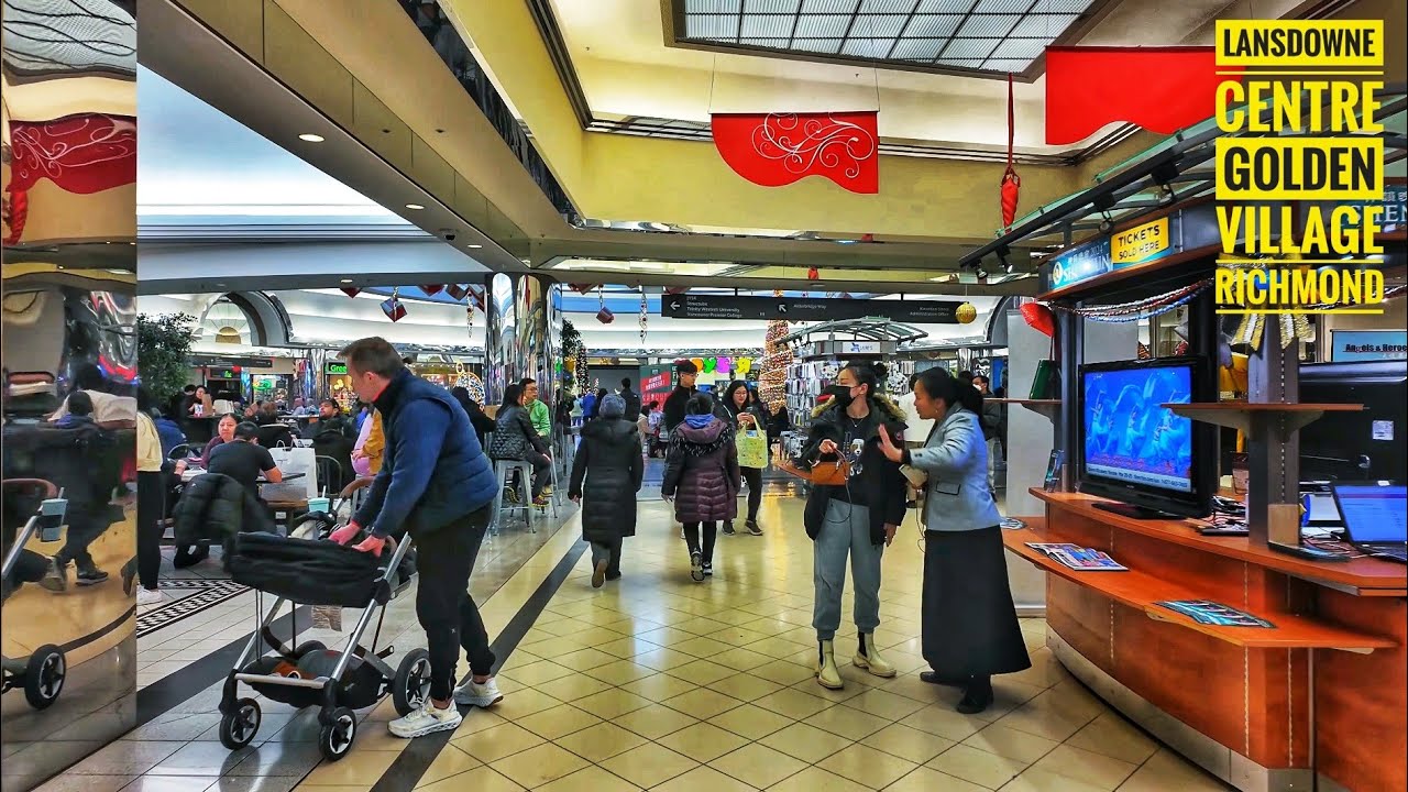 Richmond Ride & Walk 🇨🇦 - Canada Line SkyTrain to Lansdowne Centre ...