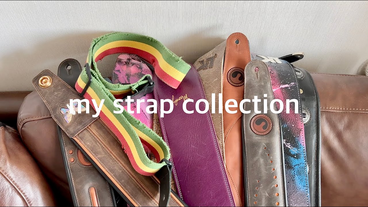 스트랩 콜렉션/my strap collection - YouTube