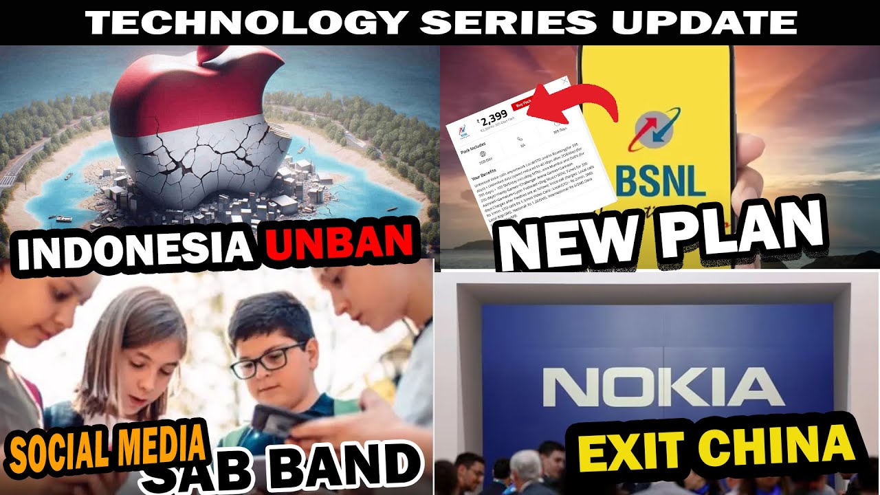 Indonesia Unban Apple | BSNL New Year Plan 2024 | Australi BANNED ...