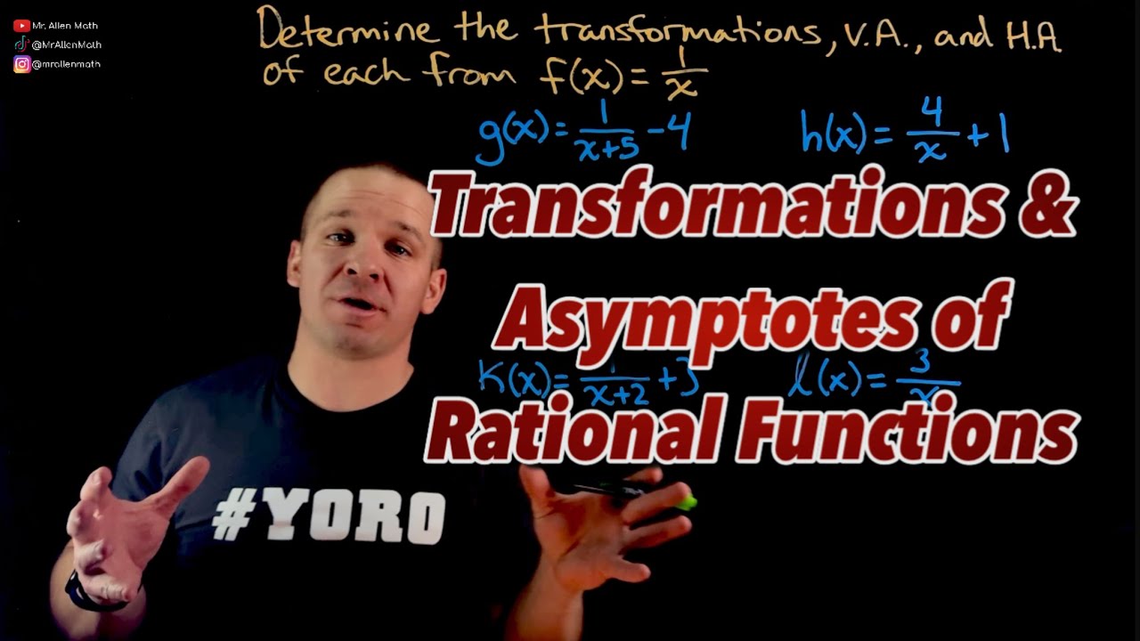 Transformations of Rational Functions and how they affect the Vertical ...